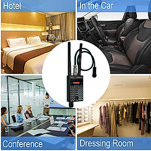 Hidden Camera Bug Detector Upgraded 2022 Newest Anti Spy Detector with LCD, RF Signal Wireless GPS car Tracker Eavesdropping Device Finder with Extra AI Function, GSM,MAZEBLITZ