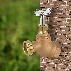 Enhon 6 Pack 5/16 in Sillcock Water Key Compatible with Danco 80132, Water Spigot Key, Square Stem Outdoor Faucet Handle Fits 8x8mm Square Broach Water Shut Off Key Valves Outdoor Hose Faucet Valve