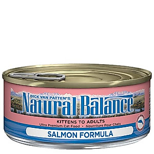 Natural Balance Ultra Premium Wet Cat Food 24 Cans, Protein Options Include Chicken, Salmon or Ocean Fish