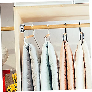 DOITOOL 10pcs Heavy Duty Brackets Heavy Duty Curtain Rods Heavy Duty Shower Curtain Rod Curtain Rod Holders Adhesive Curtain Rod Holder Tension Rod Holder Closet Brackets with Rod Holder