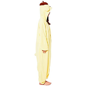 SAZAC Kigurumi - Pompompurin - Onesie Jumpsuit Halloween Costume (X-Large)
