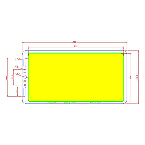 symbuth Ultra Bright DC 12V COB LED Panel Light with Remote Control Dimmer, Max 70W Chip Strip, LED Module for Outdoor Camping Hiking Lamp, Car Battery Drive Lights Emitting Cold White 6500K