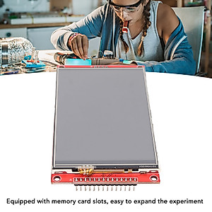 EBTOOLS 4in TFT LCD Display Module, ILI9488 Driver 14pin 480x320 HD SPI Serial Display Module, with a Memory Card Slot, 3.3V to 5V