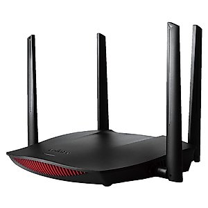Edimax Gemini Smart Wi-Fi 5 AC2600 Gaming Router, MU-MIMO, Dual-Band, Gigabit Ethernet, Ultra Long Range, Beam Forming, Smart Roaming Enabled (RG21S)