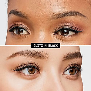Ruby Kisses Eye Bling Glitter Eyeliner, Glitz N' Black