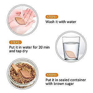 Brown Sugar Saver, 10pcs Leaf Terracotta Sugar Keeper and Softener Disc Keeping Moist Fresh