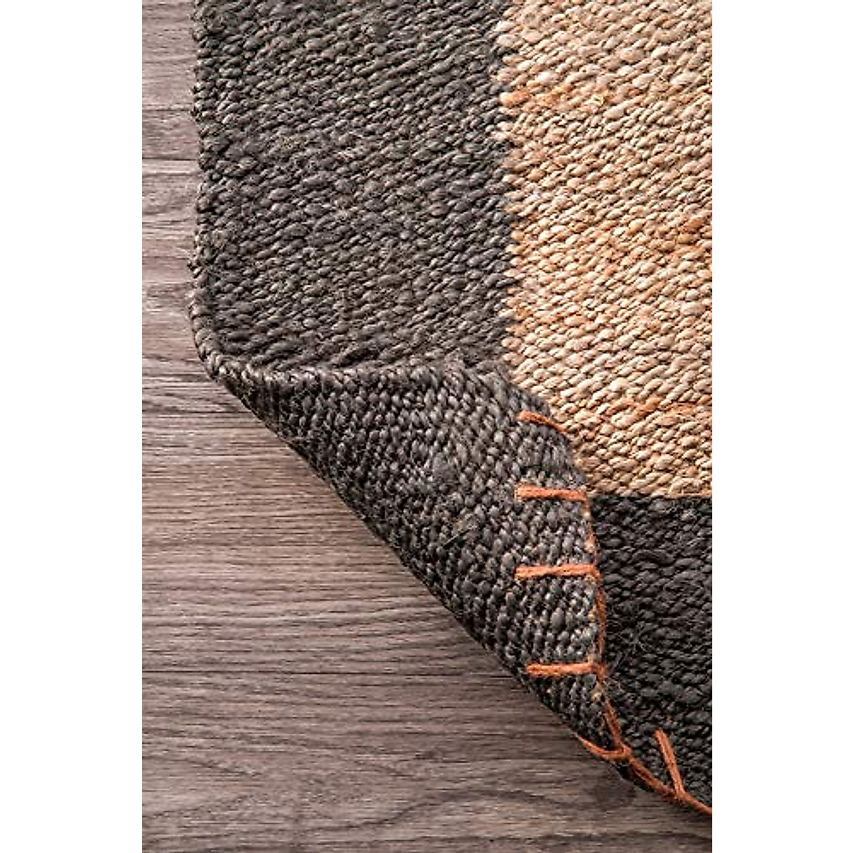 nuLOOM Cameron Hand Woven Jute Area Rug, 6' x 9', Natural
