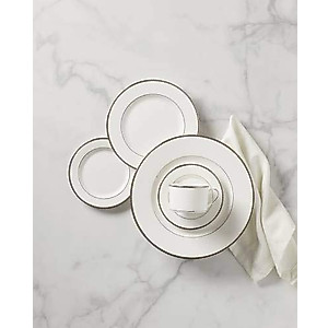 Kate Spade Sugar Pointe 5-Piece Place Setting, 4.40 LB, White