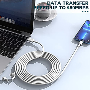 Fast Charger iPhone,Fast Apple Charger iPhone【Apple MFi Certified】2Pack USB C Wall Charger Fast iPhone Charger 6FT Type-C USB C to Lightning Cables for iPhone 14/13/12/11 Pro Max,Mini,8, iPad/AirPods