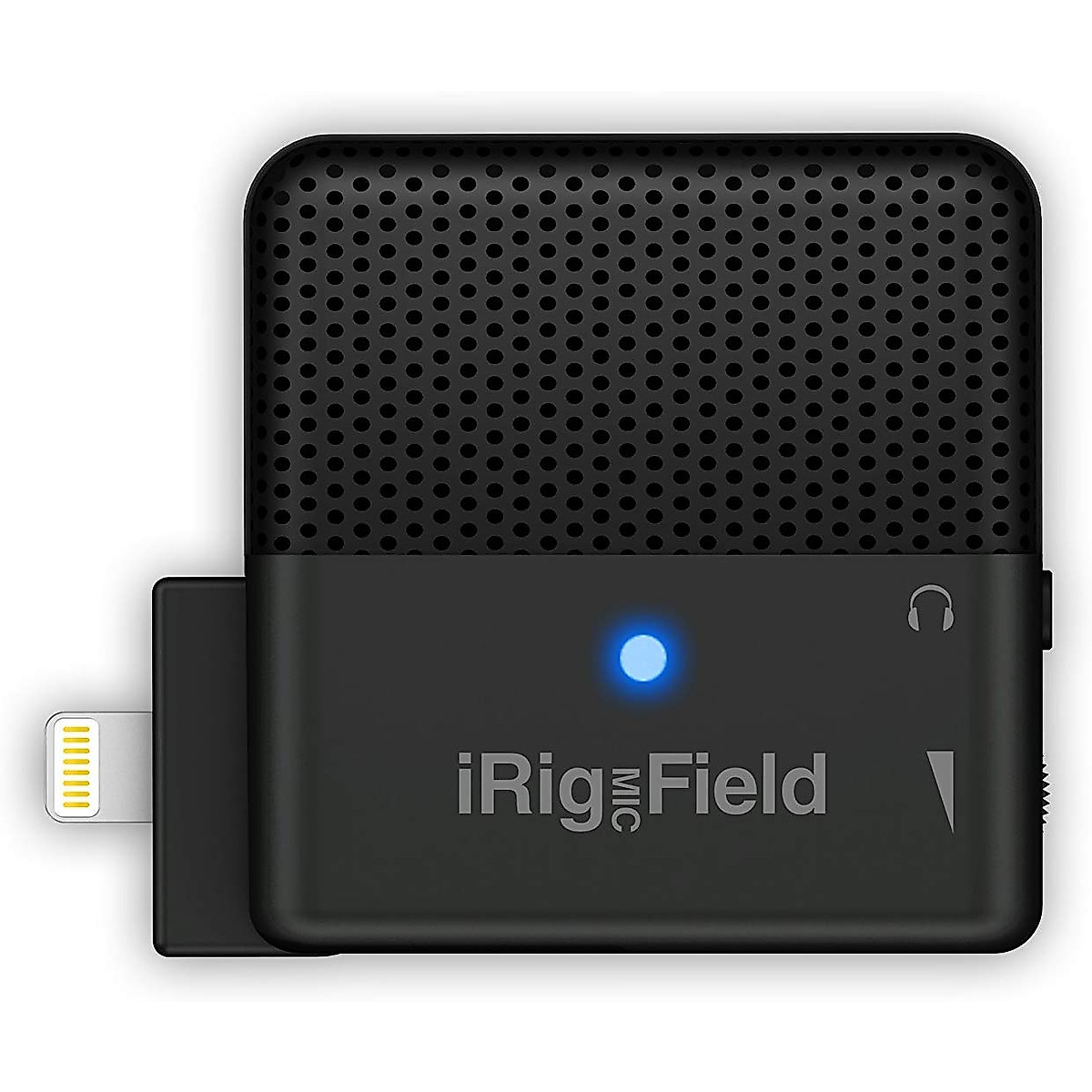IK Multimedia iRig Mic Field stereo condenser microphone for iPhone and iPad - IP-IRIG-FIELD-IN - Black