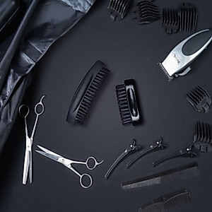 ZeiLaHao Beard Brush Kit, Boar Bristle Brush Gifts for Men Dad Boyfriend Husband, Beard Grooming Kit with Native Boar Bristle Hair, Beech and Rubberwood Handle Ergonomic Design Relieves Beard Itch