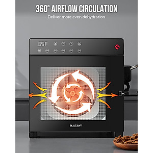 Food Dehydrator Machine 25QT, 8 Trays, Stainless Steel Dehydrators for Food and Jerky large capacity, Adjustable Temperature and 48H Timer, for Fruit, Meat, Beef, Veggies, Dog Treats