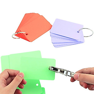 Neworkg 30 Pcs Book Rings, Loose Leaf Rings(1.5 inch), Nickel Plated Steel Binder Rings with a Metal Hole Puncher