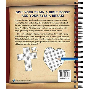 Brain Games - Bible Word Search (Large Print)