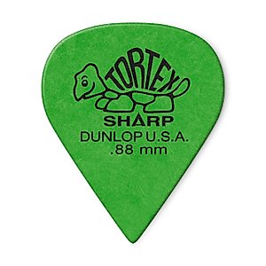 Dunlop Tortex Sharp Guitar Picks .88mm (12)