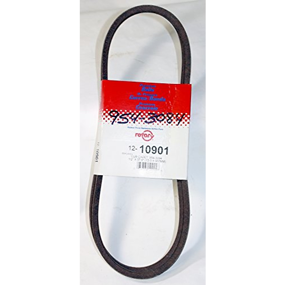 Rotary 1/2" x 37 5/8" 10901 Matched PTO Belt Set (2): MTD/Cub Cadet: 754-3084/954-3084