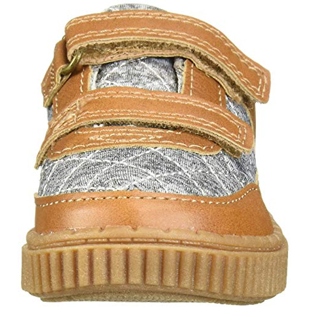 OshKosh B'Gosh Boy's Jasper Sneaker, tan/Grey, 12 M US Little Kid