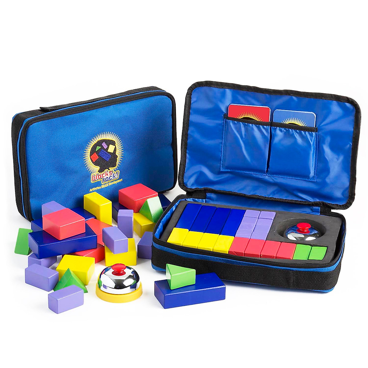 Blocks Rock! A STEM Toy and Educational Game for Competitive Structured Block Play, Ages 4+