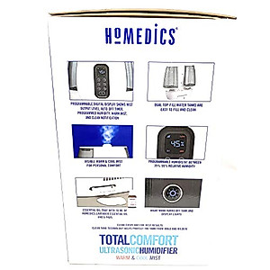 Homedics TotalComfort Ultrasonic Humidifier