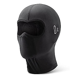 Face Mask Balaclava UV Protection Ski Black Mask for Men Women Sun Hood Cycling Climbing Running Hiking Outdoor Sport (Short)