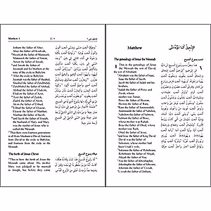 NAV, NIV, Arabic/English Bilingual Bible, Hardcover, Blue (Arabic Edition)