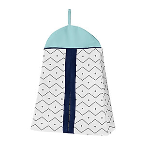 Navy Blue and Green Modern Dinosaur Baby Boys or Girls 11 Piece Crib Bedding Set