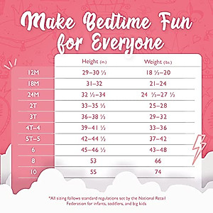 Disney Girls' Princess 3-Pack Nightgown, GIRLS RULE 2, 4