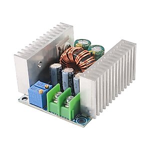 4Pcs 20A 300W Buck Converter Step Down Module DC 6-40V to 1.2-36V 20A 300W Adjustable Constant CC CV Current Voltage Regulator Power Supply Module with Short Circuit Protection Function