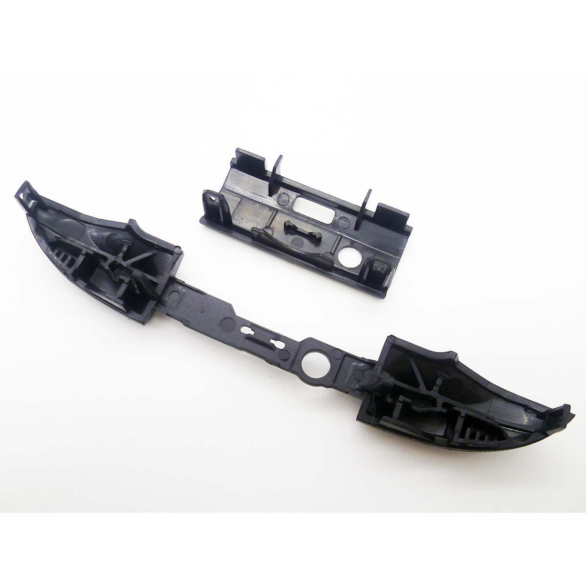 Lb Rb Bumper Button Home Guide Surround Replacement Compatible with Xbox Series X Controller Black (2pcs)