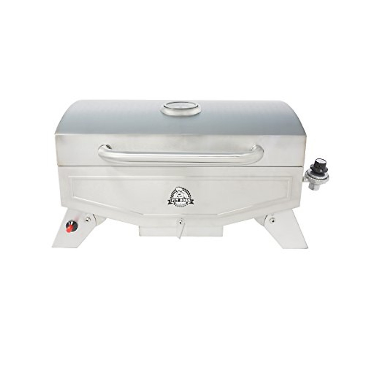 Pit Boss Grills PB100P1 Pit Stop Single-Burner Portable Tabletop Grill , Grey