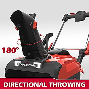 Teeker Snow Blower - 80V 6.0Ah Battery Powered Snow Blower, 21'' Electric Snow Thrower, Cordless Snow throwers