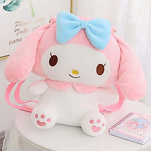 Huositi Anime Plush Backpack Cartoon Character Shoulder Bag Toy Bag Character Cute Soft Filling Bag