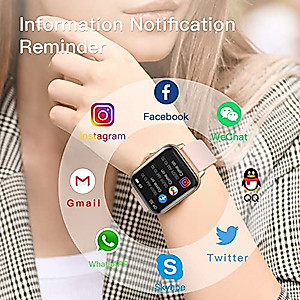 Smart Watch (Receive & Dial), 2023 Newest 1.85" TFT HD Full Circle Full Touch Screen, Smart Watch for Women Men,SmartWatchs with Fitness Tracker Call/Text/Heart Rate/AI Voice Assistant/Blood Pressure