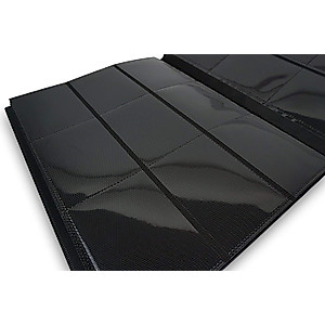 Vault X Binder - 9 Pocket Trading Card Album Folder - 360 Side Loading Pocket Binder for TCG (Black)