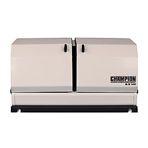 Champion Power Equipment 100177 8.5-kW Home Standby Generator with 50-Amp Outdoor-Rated Automatic Transfer Switch