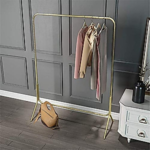 XYYXDD Iron Art Clothes Rail,Simplicity Vertical Clothing Rack Home Open Dress Jacket Display Stand Horizontal Bar Outdoor Suspension Hanging Rail/160 * 120Cm