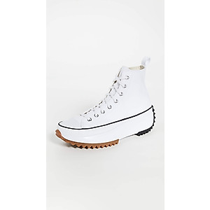 Converse Run Star Hike Hightop Sneakers, White/Black/Gum, 10.5 US Women/9 US Men
