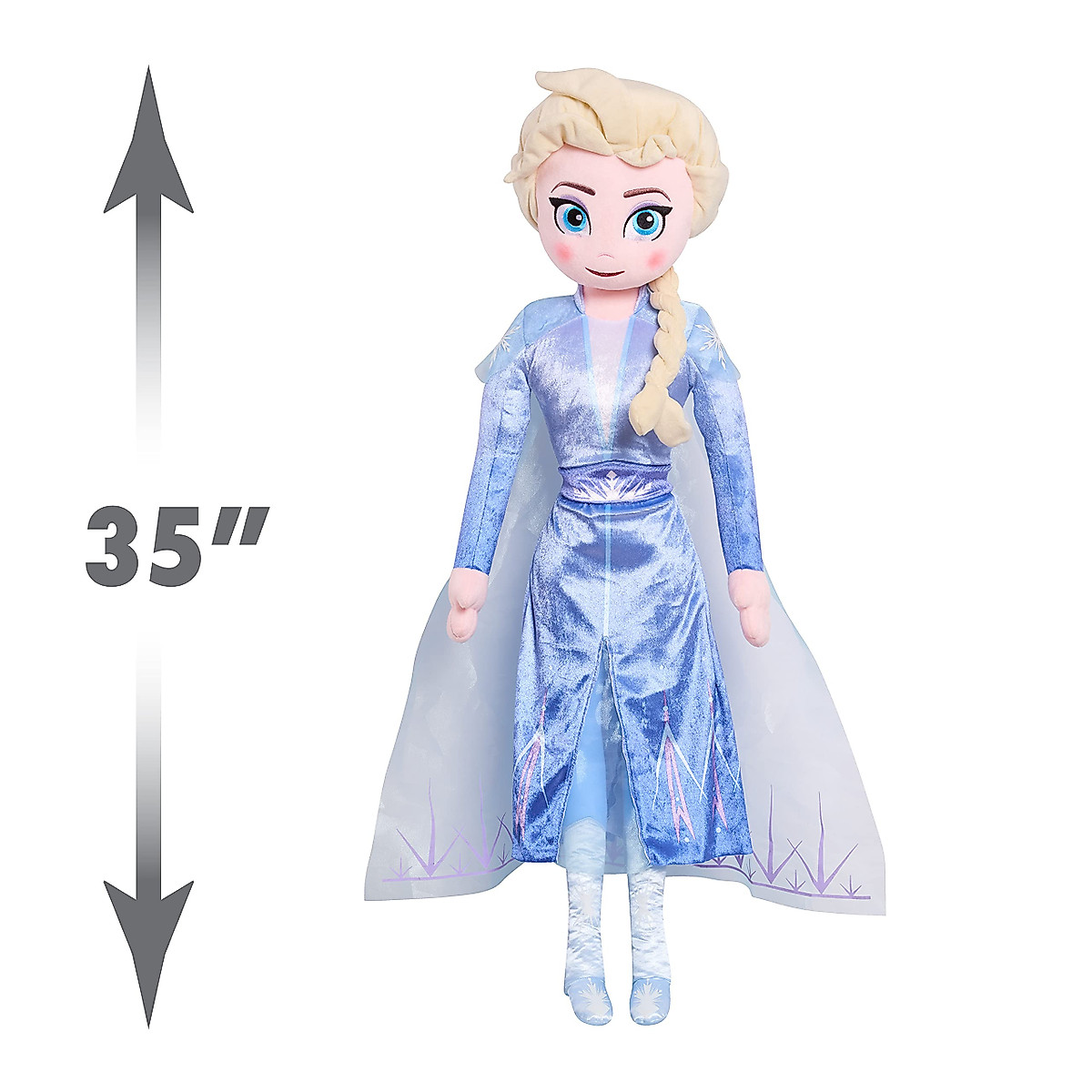 Disney’s Frozen 2 34-inch Jumbo Singing Light-Up Plush Elsa, Officially Licensed Kids Toys for Ages 3 Up by Just Play