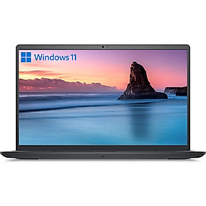 Dell Inspiron 3000 Series 3510 Laptop, 15.6" HD Display, Intel Pentium Silver N5030 Processor, 16GB DDR4 RAM, 256GB PCIe Solid State Drive, Webcam, HDMI, Windows 11 Home, Black
