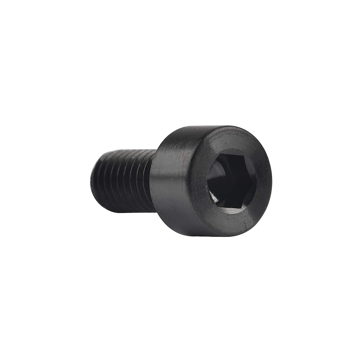 Wanyifa Titanium Ti M5 x 10 12 15 18 20 25 30 35 40 45 50 55 60mm Bicycle Allen Hex Socket Head Screw Pack of 4 (M5x10mm, Black)