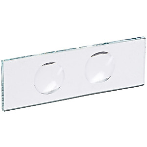 United Scientific CSTK02 Glass Thick Cavity Slides, 2 Concavities (Pack of 12)