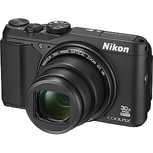 Nikon COOLPIX S9900 Digital Camera with 30x Optical Zoom and Built-in Wi-Fi (Black)(Renewed)