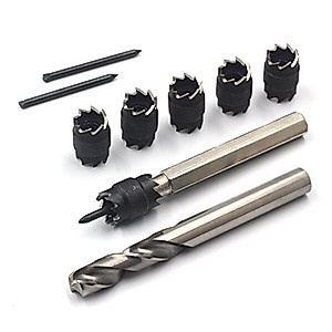 Spot Weld Cutter, Sheet Metal Hole Cutter, Punch Remover Panel Separator for Power Drill Welding Auto Body Work Tool, 3/8 Inch Drill Bit Tools
