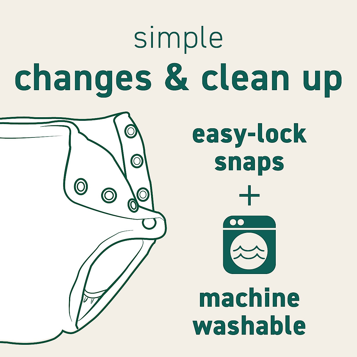 i Play Girls Reusable Absorbent Baby Swim Diapers Light Pink 24 Months