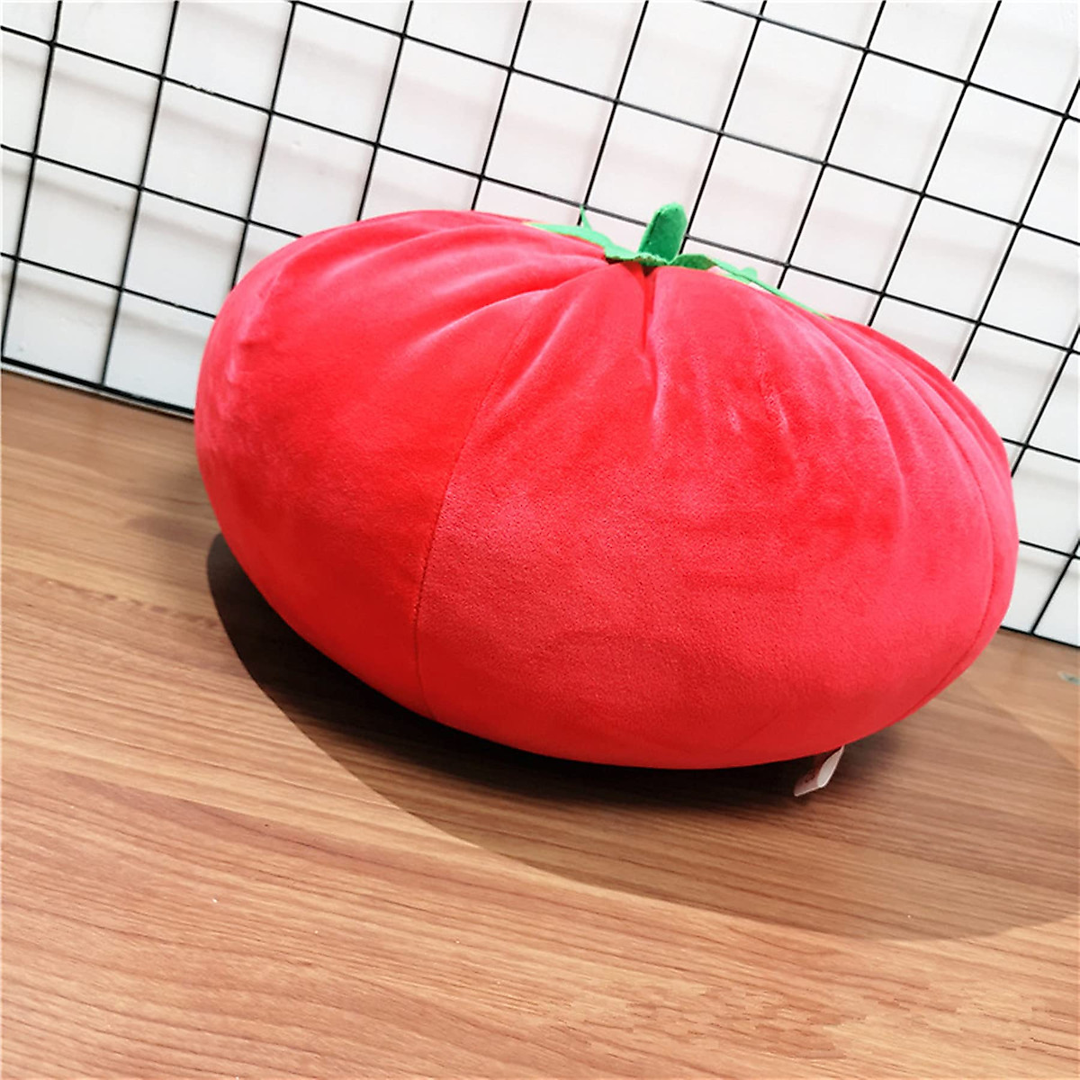 REXCHI Simulation Delicious Tomato Pillow Soft Cute Plush Cushion Office Home Decoration Birthday Gift