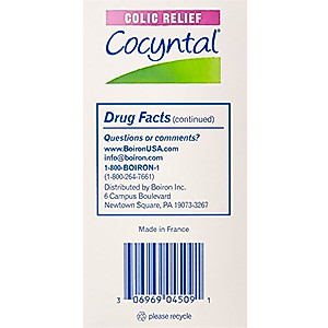 Boiron Cocyntal, 30 Doses, Homeopathic Medicine for Colic Relief