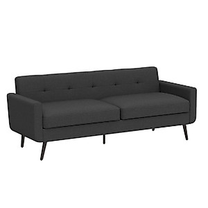 BALUS 80" W Sofa Couch, Upholstered Modern Couch Oversized Loveseat Button Tufted with Thickened Cushion, Mid Century Furniture for Living Room/Bedroom/Apartment Office, Easy Assembly