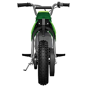 Razor MX400 Dirt Rocket Kids Ride On 24V Electric Toy Motocross Motorcycle Dirt Bike, Speeds up to 14 MPH, Green