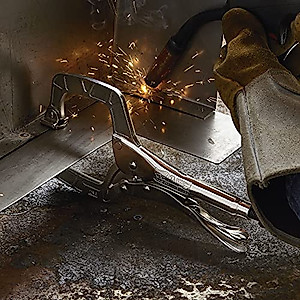 Malco Eagle Grip LP11SP 11 in. Locking C-Clamp with Swivel Pads