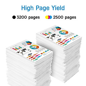 WISETA 202X 202A CF500X Compatible Toner Cartridge Replacement for HP 202X CF500X 202A CF500A Compatible with HP Pro MFP M281fdw M281cdw M254dw M281 M254 M280nw Printer(1Black 1Cyan 1Magenta 1Yellow)